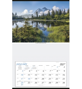 Large Hanger Calendar with 12-Month Grid | ValueCalendars.com