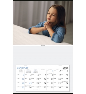 Large Hanger Calendar with 12-Month Grid | ValueCalendars.com