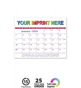 Desk Pad Calendar, Patriotic (No Corners) | ValueCalendars.com