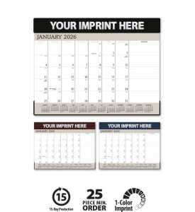 2026 Vinyl Desk Pad Calendar | 23" x 17" Imprinted Deskpad Calendar