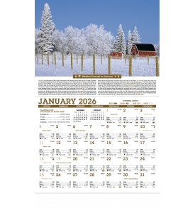 Scenic Almanac Calendar | ValueCalendars.com