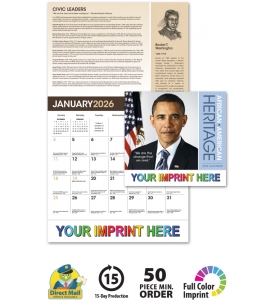 African-American Heritage Calendar: Barack Obama | ValueCalendars.com