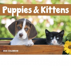 Puppies & Kittens Calendar | ValueCalendars.com
