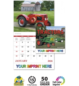 2026 Classic Tractor Calendar | 11" X 19" Imprinted Staple Bound; Drop ...