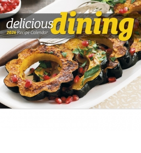 2025 Delicious Dining Calendar | 11" X 19" Imprinted Staple Bound; Drop ...