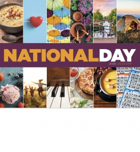 2025 National Day Calendar | 11" X 19" Imprinted National Holiday Image ...