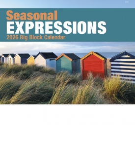 Seasonal Expressions Big Block Calendar | ValueCalendars.com