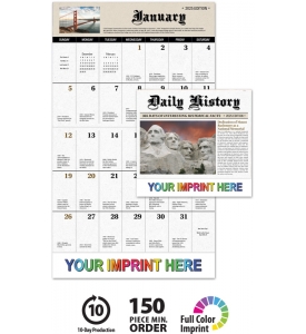 Daily History Calendar | ValueCalendars.com