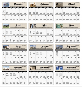 Daily History Calendar | ValueCalendars.com