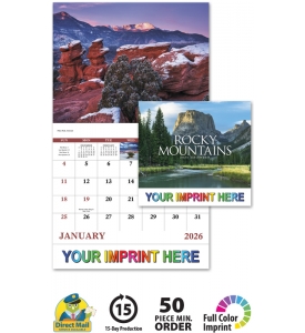 Rocky Mountains Wall Calendar | ValueCalendars.com