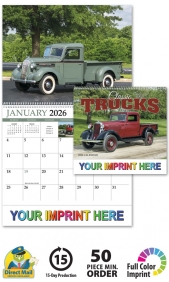 2022 Big Rigs Calendar | 11" X 19" Imprinted Spiral Bound; Drop Ad ...