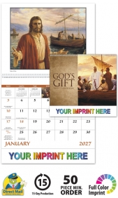 2019 Catholic Scenic Calendar | 11" x 17" Imprinted Spiral Bound; Every ...