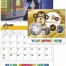 2025 Monkey Business Calendar | 11" X 19" Imprinted Spiral Bound; Drop ...