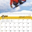 2026 Monkey Business Calendar | 11" X 19" Imprinted Spiral Bound; Drop ...