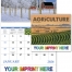 2025 Agriculture Calendar | 11" X 19" Imprinted Spiral Bound; Drop Ad ...