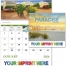 Beach Paradise Spiral Calendar | ValueCalendars.com